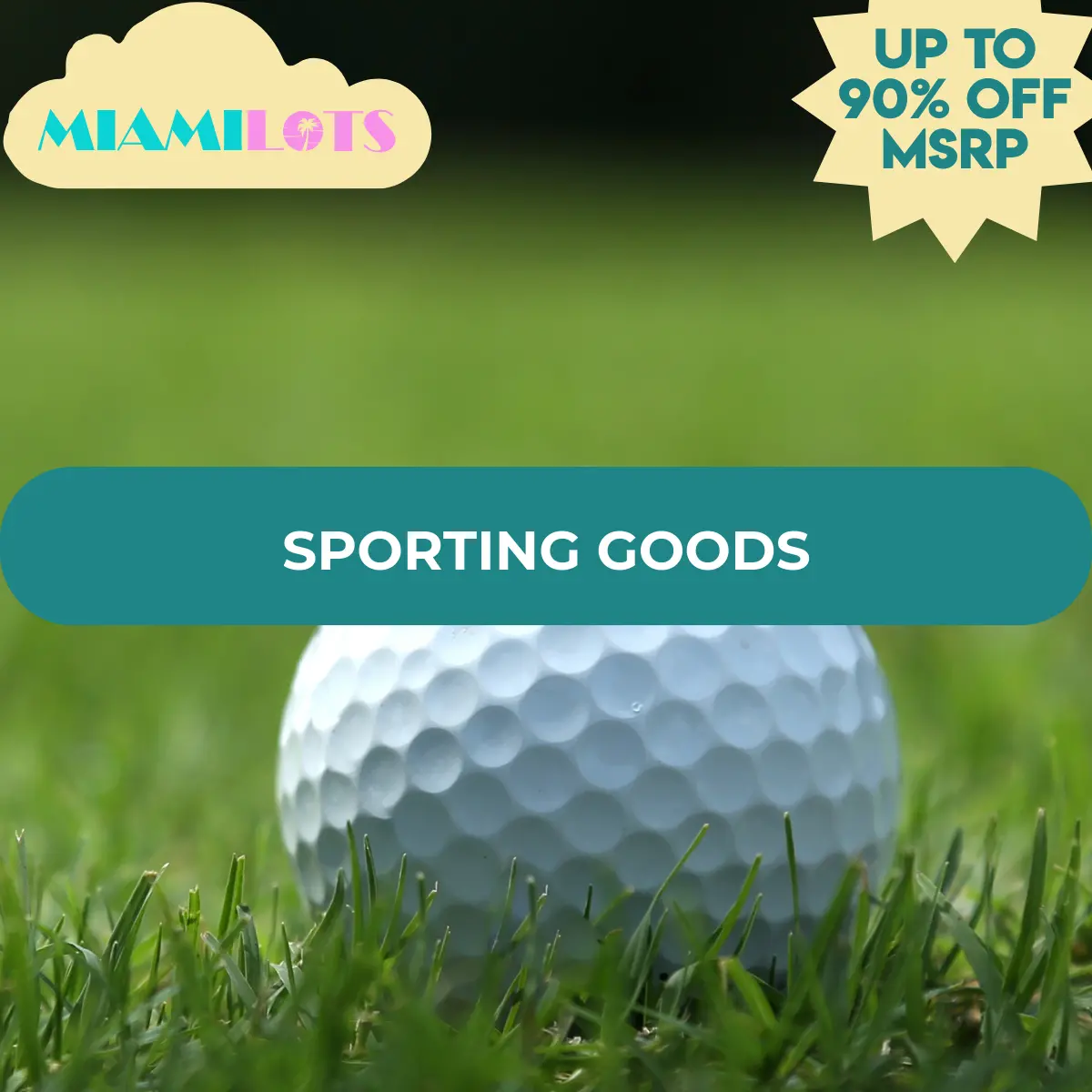 Sporting Goods wholesale — bulk clearance items